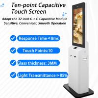 China 32-Inch Self-Service Hotel Check-in Kiosk with RFID Card Dispenser & Acceptor Featuring Camera and Printer-Payment Kiosks for sale