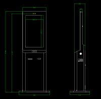 China Factory Price 32 Inch Self Service Kiosk Wholesale Payment Kiosk 10-Point Capacitive Touch Screen Interactive Digital SDK for sale