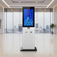 China MJK 32'' Hotel Check-In Touch Kiosk with SDK Barcode Reader Self-Service Card Dispenser & ID Card Reader Payment Kiosk for sale