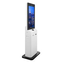 China MJK 32'' Hotel Check-In Touch Kiosk with SDK Barcode Reader Self-Service Card Dispenser & ID Card Reader Payment Kiosk for sale