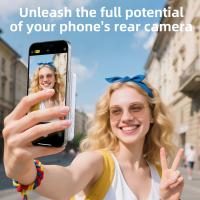 China Net Red Live Mirror Screen Display for Smartphones Mobile Phone Accessories Self-Timer Rear Screen Splitter Magnetic Flexible for sale