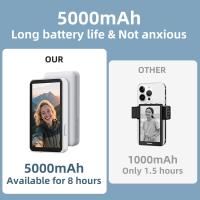 China Net Red Live Mirror Screen Display for Smartphones Mobile Phone Accessories Self-Timer Rear Screen Splitter Magnetic Flexible for sale