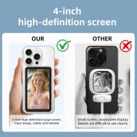 China Net Red Live Mirror Screen Display for Smartphones Mobile Phone Accessories Self-Timer Rear Screen Splitter Magnetic Flexible for sale