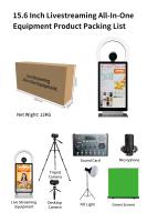 China 15.6 Inch 10-Point Capacitive Touch Screen LG Display Panel Android System Live Broadcasting Equipment 1 Year Warranty for Home for sale