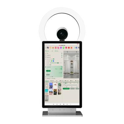 China MJK Professional Android OS Live Streaming Equipment 10 Point Capacitive Touch Screen Metal Smart All One Machine for TikTok for sale