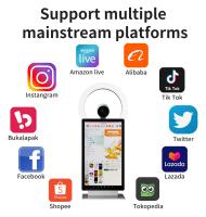China MJK Professional Android OS Live Streaming Equipment 10 Point Capacitive Touch Screen Metal Smart All One Machine for TikTok for sale