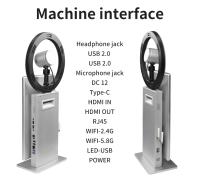China MJK Professional Android OS Live Streaming Equipment 10 Point Capacitive Touch Screen Metal Smart All One Machine for TikTok for sale