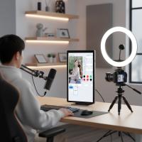 China 15.6 Inch Live Streaming Machine Android OS for Live Broadcasting in 3 Platforms at the Same Time Tiktok Facebook Youtube for sale