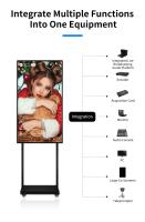 China 43/49/55 Inch HD High Brightness Touch Live Broadcast Large Screen Anchor Selling Intelligent Display Equipment for sale