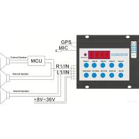 China GPS Bus Voice Announcement System Intelligent Automated Stop Announcer Vehicle Audio Broadcast Controller OEM for sale