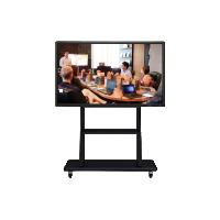 China Interactive Whiteboard 4K Touch Screen Multi-Touch Flat Panel Display Monitor with Anti-Glare Tempered Glass for Education for sale