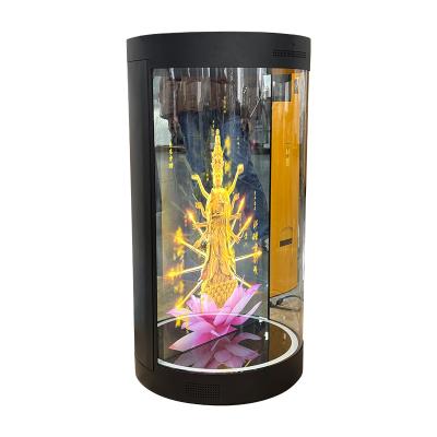 China App-Controlled Indoor Advertising Holographic Fans Lightweight Metal Construction 3D Floor Stand for Hologram Equipment for sale