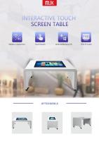 China Interactive Smart Table LCD Advertising Display Touchscreen Kiosk for Coffee Bar or Conference Table Multi-Touch Screen for sale