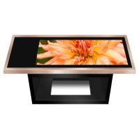 China Smart Fridge Coffee Table 10mm Tempered Glass Top Low Noise Refrigerated Storage Bar Table for Home Office Factory for sale