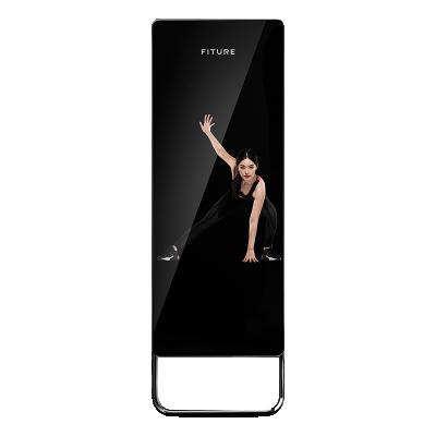China Interactive Full Body Gym Workout Mirror Smart Fitness Wall-Mounted Exercise Tool Healthy Workout Companion for sale