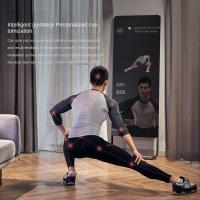 China 32 Inch 4K Intelligent AI Fitness Exercise Magic Mirror Touchscreen Android OS Voice Control Glass Wi-Fi Wall-mounted Indoor for sale