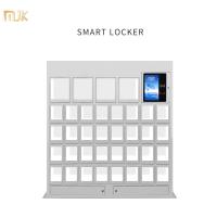 China Smart Electronic Lock Parcel Locker with Windows Android OS Assembled Structure 18 Compartments for Security Storage for sale