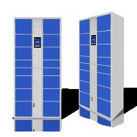 China Community Smart Electronic Lock Parcel Delivery Locker Cold Rolled Steel Durable Waterproof Design 14 Compartments Self-Service for sale