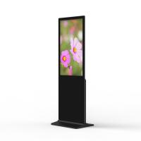China 43 Inch Free Standing Digital Signage Advertising Player with Slim Metal Case for Mall Display for sale