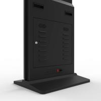 China 43 Inch Free Standing Digital Signage Advertising Player with Slim Metal Case for Mall Display for sale