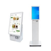 China 8GB RAM Self Ordering Kiosk with 1920x1080 Resolution and NFC Payment for Retail Advertising for sale