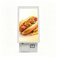 China Self Ordering Kiosk with 300~350 Nits Brightness LCD Display, 4/8/16 GB RAM, and NFC and Mobile Payment Options for sale