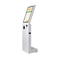 China Capacitive Touch Screen Self Service Kiosk with 80mm Thermal Printer and 300 Nits Brightness for Restaurants and Airports for sale