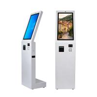 China Capacitive Touch Screen Self Service Kiosk with 80mm Thermal Printer and 300 Nits Brightness for Restaurants and Airports for sale