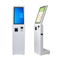 China Capacitive Touch Screen Self Service Kiosk with 80mm Thermal Printer and 300 Nits Brightness for Restaurants and Airports for sale