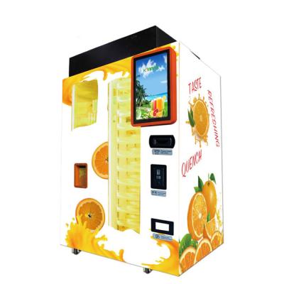 China Auto Fresh Orange Juice Cold Pressed Vending Machine With Display Screen for sale