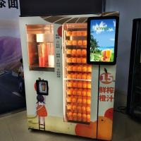 China Auto Fruit Juice Vending Machine , Multi Payments Orange Vending Machine With LCD for sale