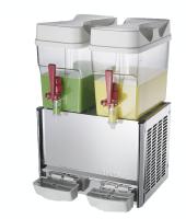 China Double Tanks 18 L Commercial Cold Juice Dispenser With Mixing Pole for sale