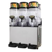 China Freon R134a R404a 3 Bowl Tank Ice Slush Machine 12L * 3 Capacity Plastic Drink for sale