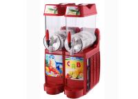 China Frozen Granita Ice Slush Machine , Commercial Double - Bowl Slush Maker for sale