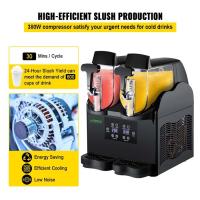 China 3L Double Cylinder Ice Making Machine 600W 220V Household Small Ice Slush Machine for Milk Tea Shop Juice and Snack for sale