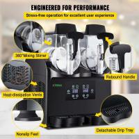China Commercial-Grade 3L Electric Slush Machine Small Home & Office Snack Machine with Double Tank Design for sale