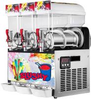 China Commercial 12L Stainless Steel 304 Slush Machine with 600W Cold Power for Granita and Frozen Drinks for sale