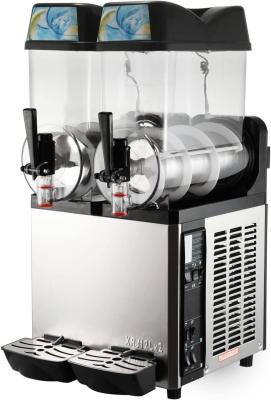 China 12Lx2 Frozen Slushy Machine 600W Juice Smoothie Margarita for sale