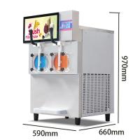 China Industrial Frozen Ice Slush Machine 370W Smoothie Granita Maker for sale
