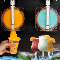 China Restaurant Frozen Drink Beverage Machine Commercial 56 Liter Slushie 15.6*8.1 Inch for sale
