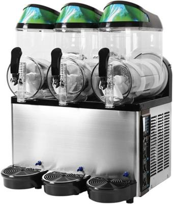 China Double Tanks Slush Machine Catering Equipment 10Lx3 Commercial Slushie Machine for sale