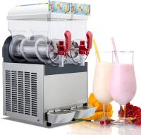 China Double Tanks Beverage Dispenser Slush Machine for sale