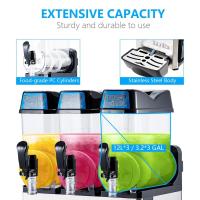 China 3 tanks 12L Slush Machine / Granizadora / Cremoladera for sale