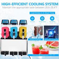 China Triple Slush Maker Frozen Cocktail Drink Machine for sale
