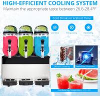 China Smoothie Slushie Slushee Granita Daiquiri Mashinely Ice Slash Frozen Juice Drink Making Slushy Maker Margarita Slush for sale
