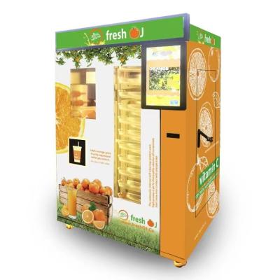 China Hot 24 Hours Selling Fruit Orange Juice Vending Machine For Park Shopping Mall University for sale