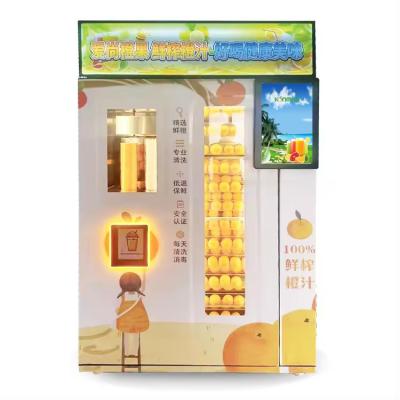 China Outdoor Orange Juice Vending Machine For Sale With Automatic Unmanned Buffet for sale