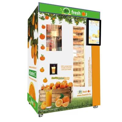 China Fresh Orange Vending Machine Press With Sealed Cup for sale