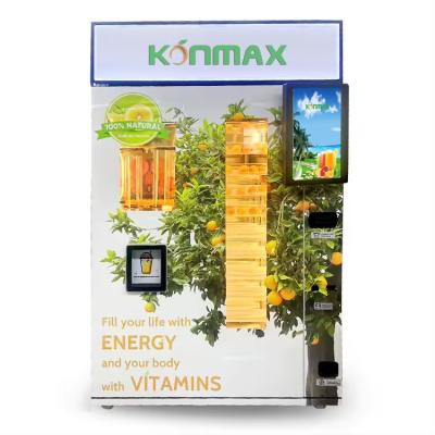 China Cards Payment Fully Automatic Natural Fruit Juice Dispenser Fresh Orange Juice Vending Machine for sale