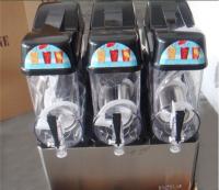 China 800W Snack Shop Granita / Margarita Slush machine with Three Tank 12L for sale
